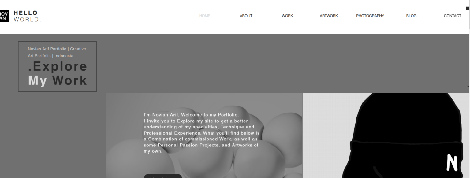 10+ Contoh Website Portfolio dengan Desain Keren dan Menarik - Matob.ID